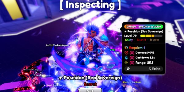 Beli Unit Shiny Poseidon (Sea Sovereign) Evo Requiem perfect stats (S/S ...