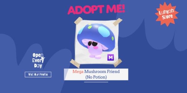 Buy Pet Mega Mushroom Friend (No Potion) Adopt Me Adopt Me Trading Hub ...