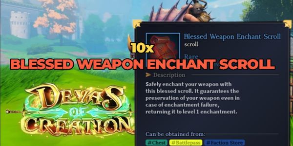 Buy Item 10x BLESSED WEAPON SCROLL | Devas Of Creation Roblox 2970875 ...