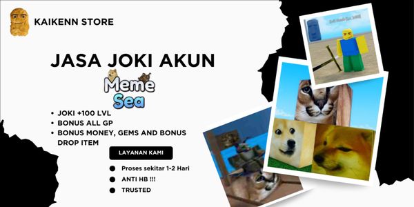 Beli Joki JOKI +100 LVL (BONUS ALL GP) MEME SEA Meme Sea Roblox ...