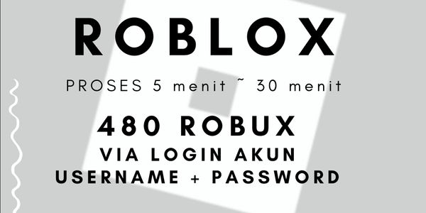 Buy Robux Via Login 480 robux roblox Roblox 2974571 | itemku