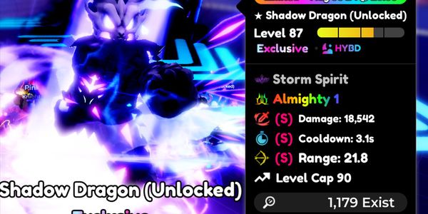 Beli Unit Shadow Dragon (Unlocked) Almighty + Limit Breaker ~ SSS Anime ...
