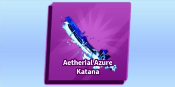 Buy Limited Swords Aetherial Azure Katana Blade Ball Roblox 2945700 ...