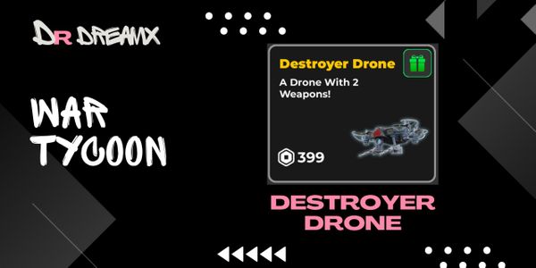 Beli Gamepass Destroyer Drone - War Tycoon War Tycoon Roblox Terlengkap dan Termurah November ...