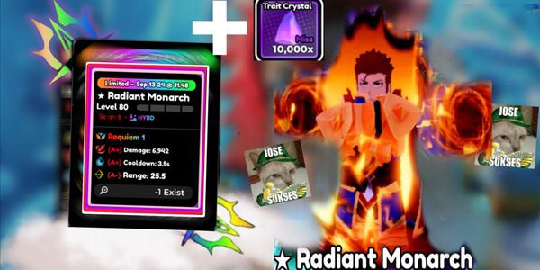 Buy Unit REQUIEM RADIANT MONARCH EVO BONUS TRAIT CRYSTAL - Anime ...