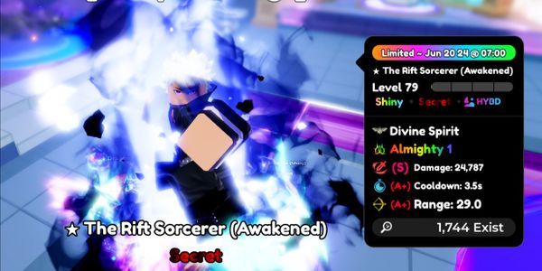 Buy Unit Shiny Gojo / Shiny Almighty Gojo / Shiny The Rift Sorcerer ...