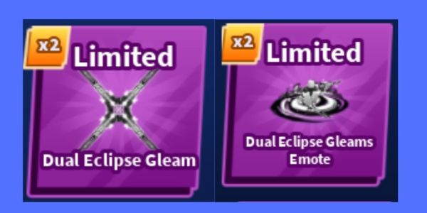 Buy Limited Swords Dual Eclipse Gleam Set (Sword, Emote) - Blade Ball Blade Ball 2991022 | itemku