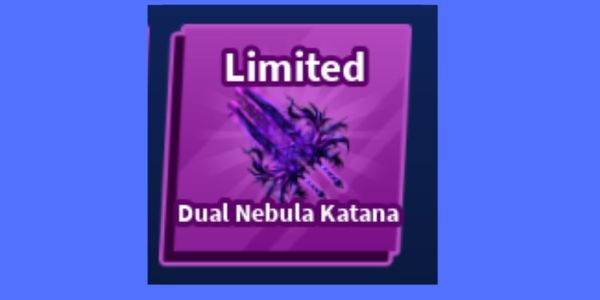 Buy Limited Swords Dual Nebula Katana Blade Ball Blade Ball cheapest ...