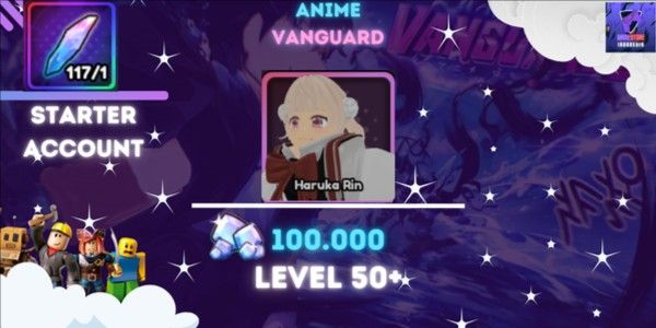 Buy Account Anime Vanguard Account 100K-110K Gems + 100-130 Reroll ...
