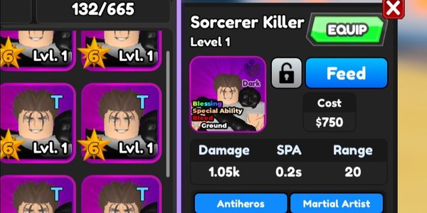 Buy Unit "Sorcerer Killer (TOJI) - ASTD" All Star Tower Defense X 2992184 | itemku