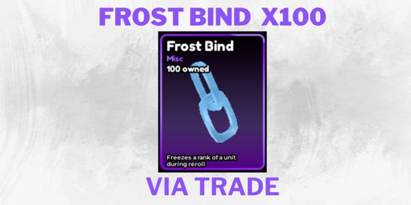 Beli Item Frost Bind x100 Anime Defender Roblox Anime Defenders Roblox ...
