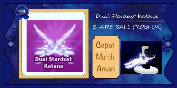 Buy Limited Swords Dual Stardust Katana | Blade Ball (RBL) Blade Ball ...