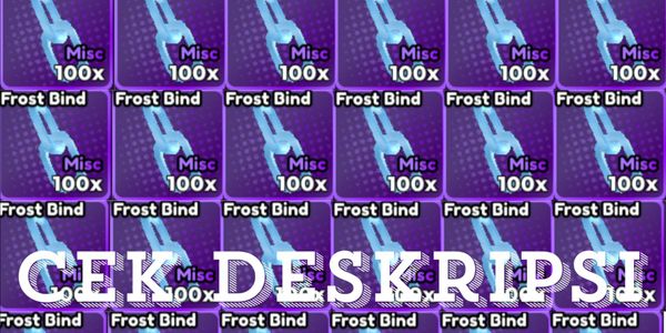 Beli Item 100 Frost Bind : (Anime Defenders) Anime Defenders Roblox ...