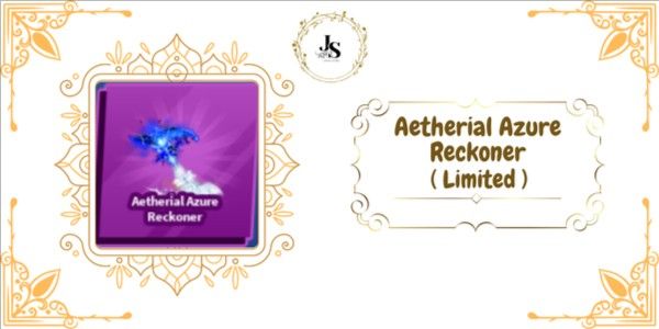 Buy Limited Swords Aetherial Azure Reckoner + Emote ( Limited ) Blade Ball Roblox 2949251 | itemku