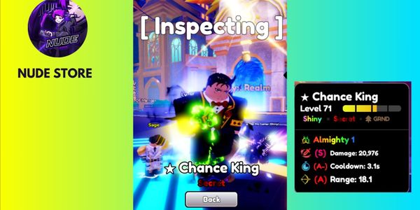 Buy Unit Chance King Shiny Almighty ( Evo ) - Anime Defender Anime ...