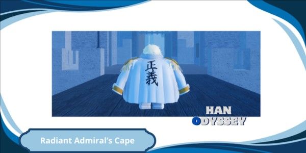 Buy Item Radiant Admiral's Cape | Grand Piece Online (GPO) RBL 2953854 ...