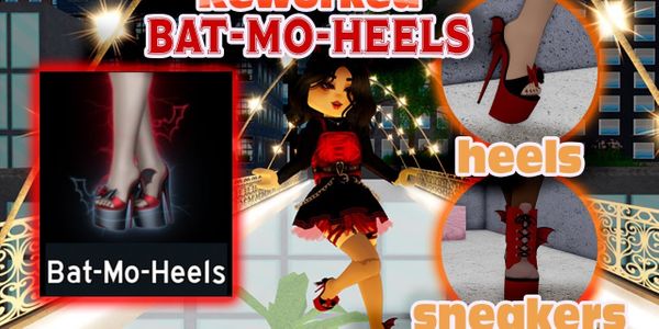Buy Item Bat-Mo-Heels + BONUS - Royale High | Toko Royale High (READY ...