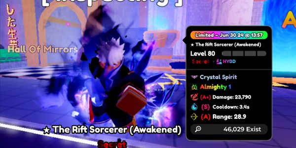 Buy Unit Gojo Almighty The Rift Sorcerer Anime Defenders Roblox 2957814 ...