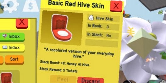 Buy item Bee swarm simulator || Basic RED hive skin || Via trade Bee ...