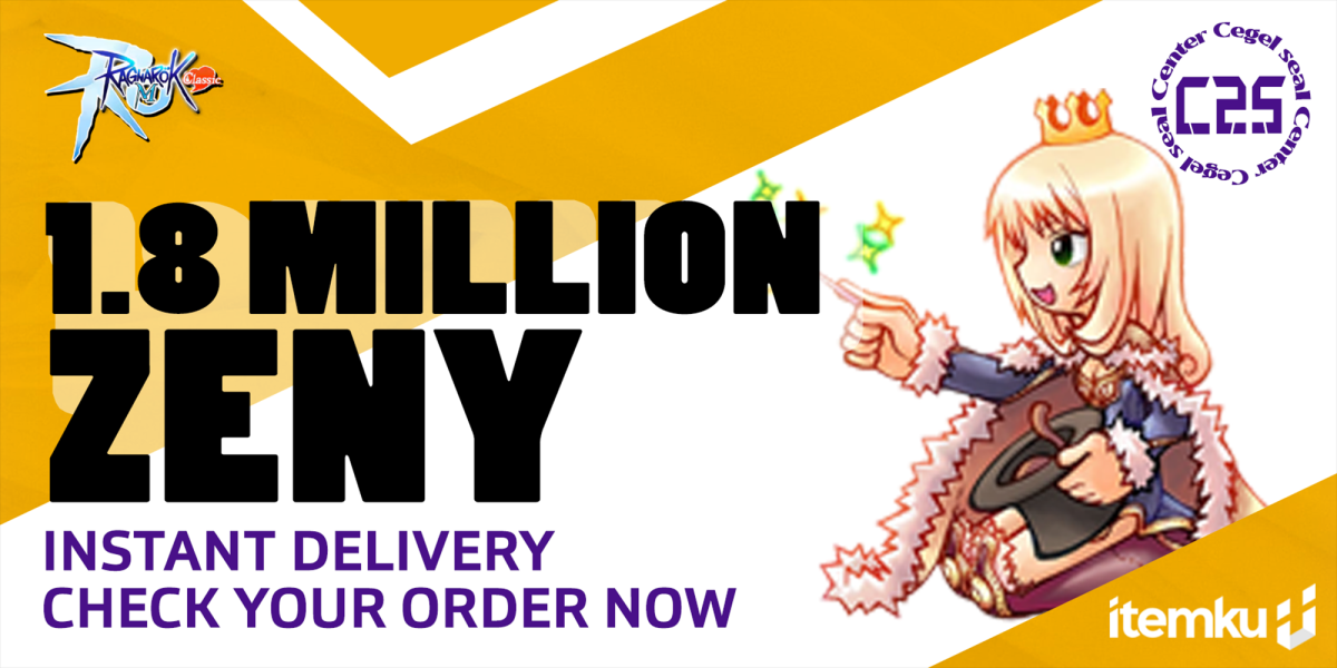Buy Top Up 1.8 Million Zeny Ragnarok M Classic 3291416 | itemku