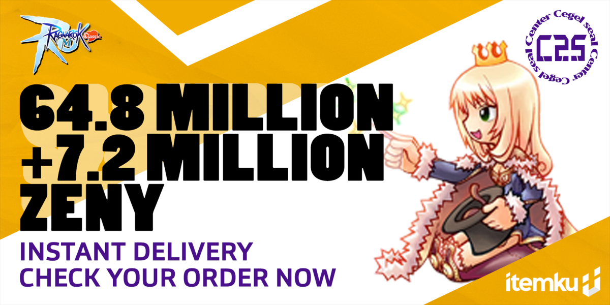 Buy Top Up 64.8 Million Zeny + 7.2 Million Zeny Ragnarok M Classic ...