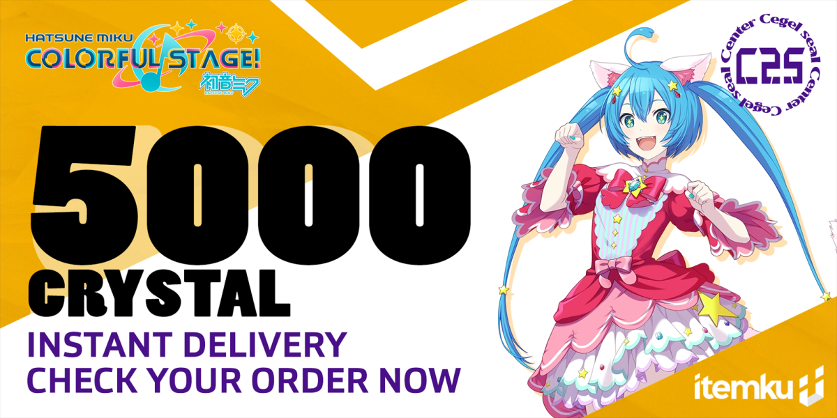 Beli Top Up 5000 Crystals Hatsune Miku: Colorful Stage Terlengkap dan ...