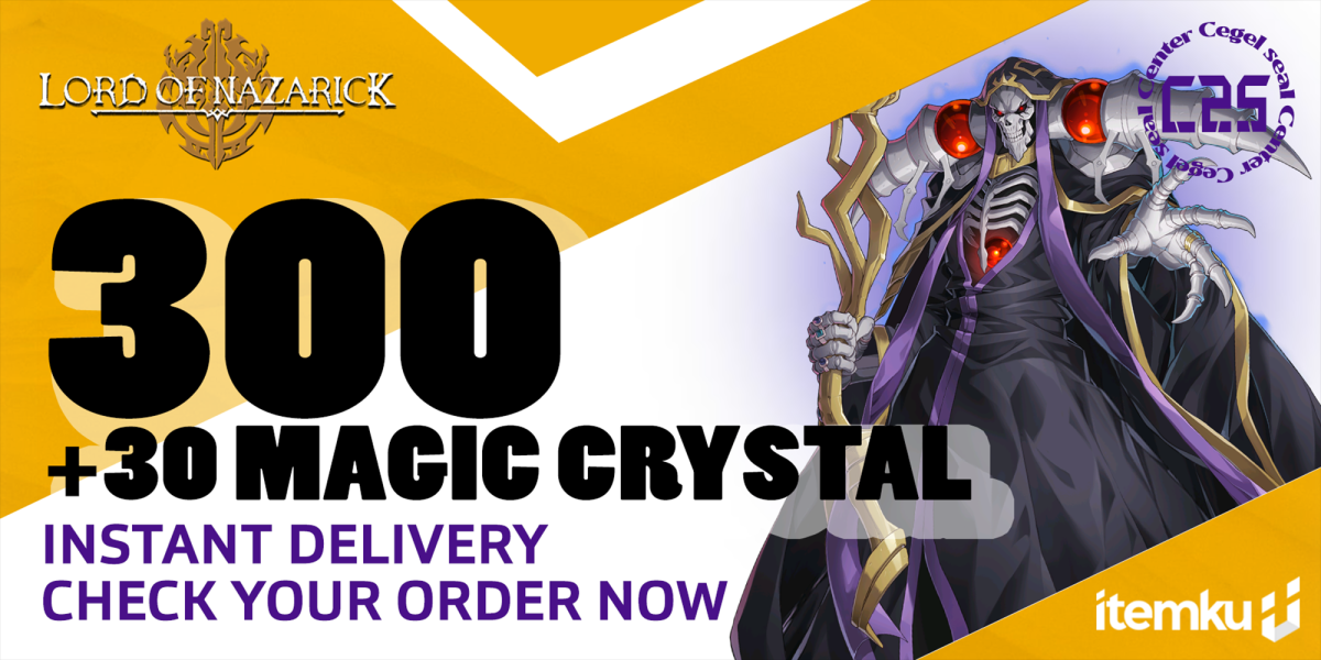 Beli Top Up 300 + 30 Magic Crystals Lord of Nazarick Terlengkap dan ...