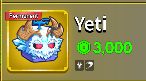 Buy Fruit Yeti (Permanent) Blox Fruits 3467125 | itemku
