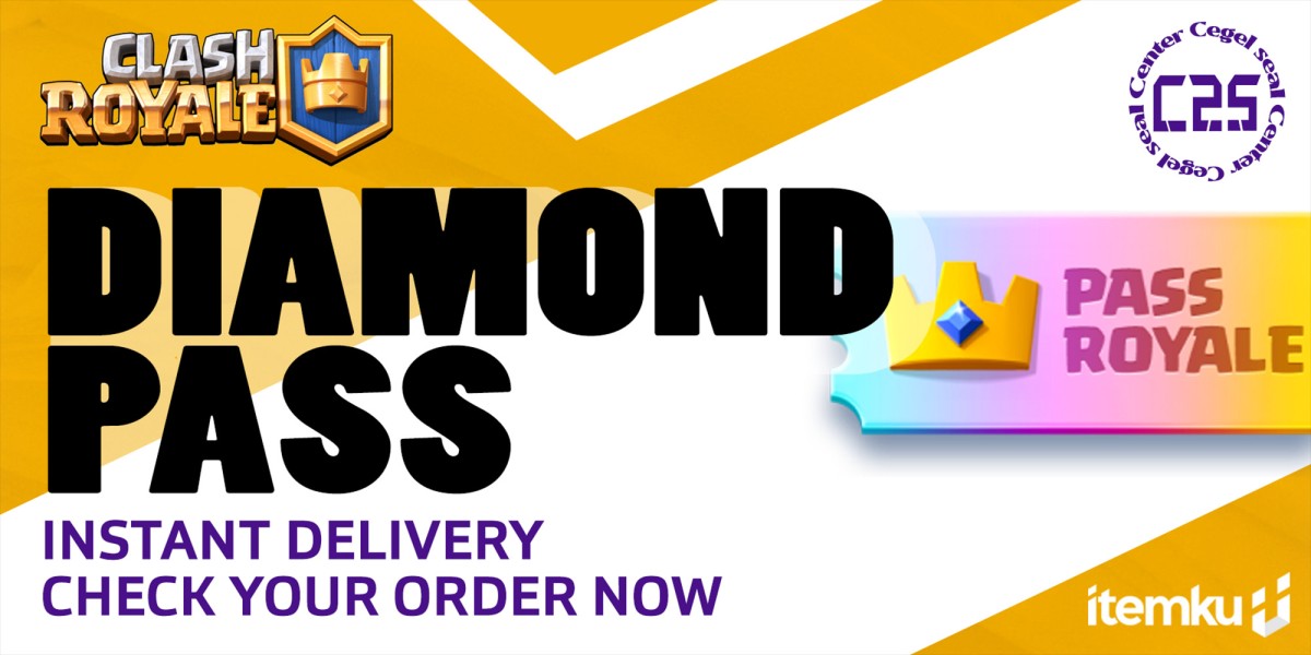 Buy Top Up Login Diamond Pass Clash Royale 3744122 | itemku