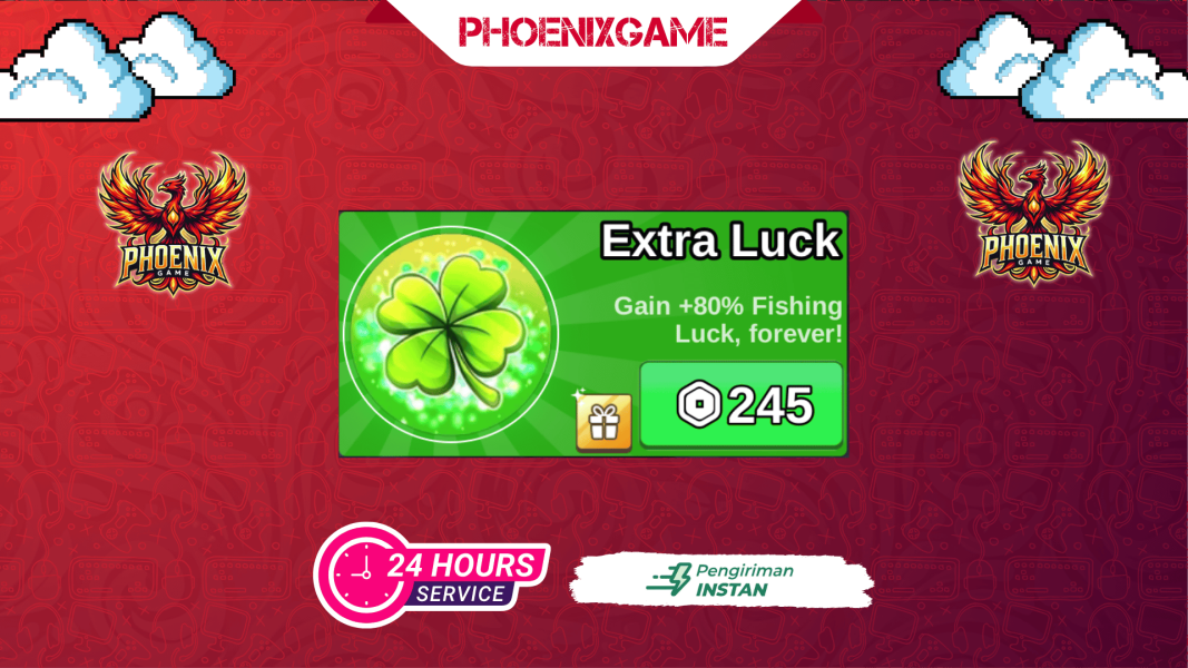 Beli Gamepass Extra Luck Fish It! Terlengkap dan Termurah April 2026 ...