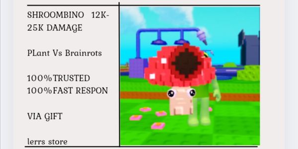 Buy Item SHROOMBINO 12K-25K DAMAGE Plants Vs Brainrots 3848682 | itemku