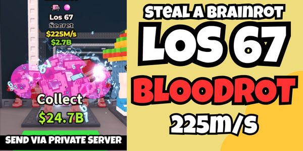 Beli Item LOS 67 BLOODROT + MUTASION - STEAL A BRAINROT - SECRET 200M ...