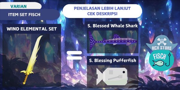 Buy Item Wind Elemental Set Fisch 3872671 | itemku