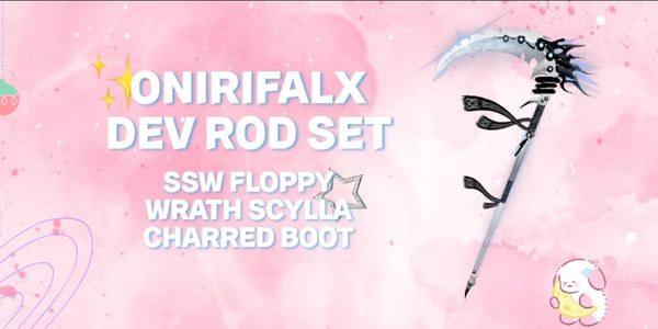 Buy Item Onirifalx Set (limited dev rod) Fisch 3844694 | itemku