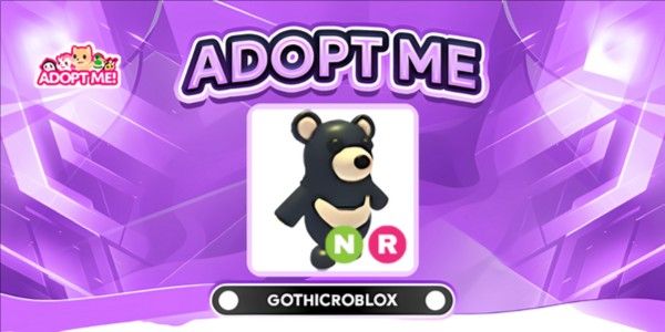 Buy Pet Black Moon Bear NR | gothicRBL Adopt Me Trading Hub 3878727 ...