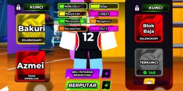 Beli Akun Akun Bakuri Style Lv 15 Volleyball Legends Terlengkap dan ...
