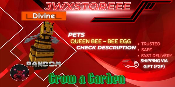Buy Pets Queen Bee - Bee Egg | GAG Grow A Garden 3582537 | itemku