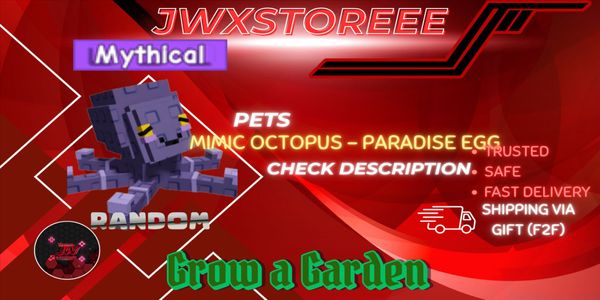 Buy Pets Mimic Octopus (Mythical) - Paradise Egg | GAG Grow A Garden ...