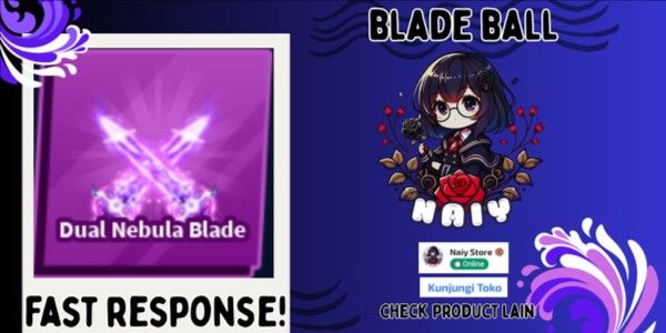 Buy Limited Swords Dual Nebula Blade Blade Ball 3892898 | itemku