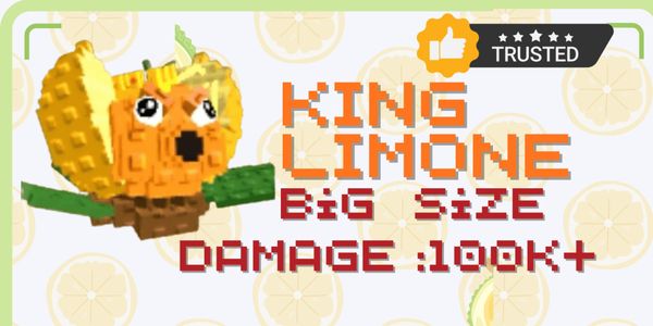Buy Item King Limone 100K+ Damage || Random Mutation & Size Plants Vs ...