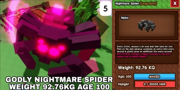 Beli Pets GODLY NIGHTMARE SPIDER / NIGHTMARE GODLY SPIDER / TITANIC ...