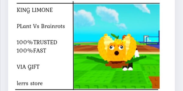 Buy Item KING LIMONE - PLANTS VS BRAINROTS Plants Vs Brainrots 3899897 ...