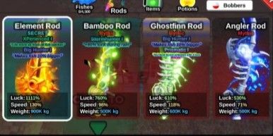 Beli Akun AKUN FISH IT! RATA KANAN ELEMENT ROD + AETHER BAIT Fish It! Terlengkap dan Termurah ...