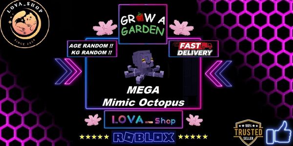 Buy Pets MEGA MIMIC OCTOPUS Grow A Garden Grow A Garden 3791264 | itemku