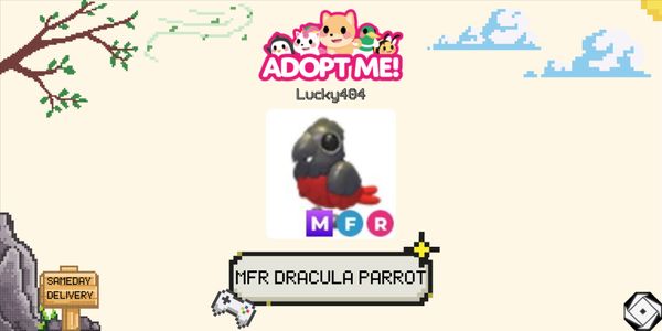 Buy Pet MFR Dracula Parrot Adopt Me Trading Hub 3906341 | itemku