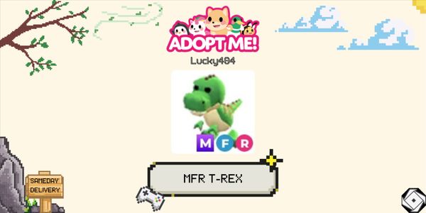 Buy Pet MFR T-Rex Adopt Me Trading Hub 3906210 | itemku