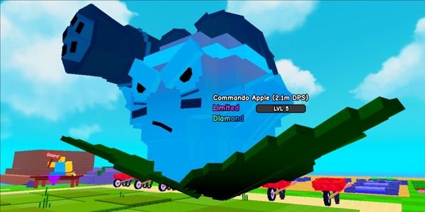 Buy Item DIAMOND COMMANDO APPLE 2M DAMAGE+ Plants Vs Brainrots 3906508 ...