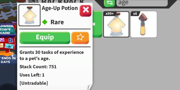 Buy Account Akun 751 Age Up Potion Adopt Me Trading Hub 3856332 | itemku