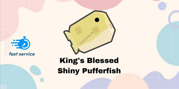Buy Fish Shiny King's Blessed Pufferfish - Material Wind Elemental Rod ...