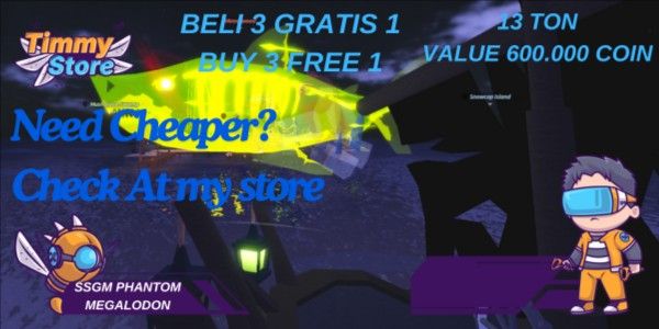 Buy Fish Sparkling Shiny Mythic Giant Phantom Megalodon (RARE) Fisch ...